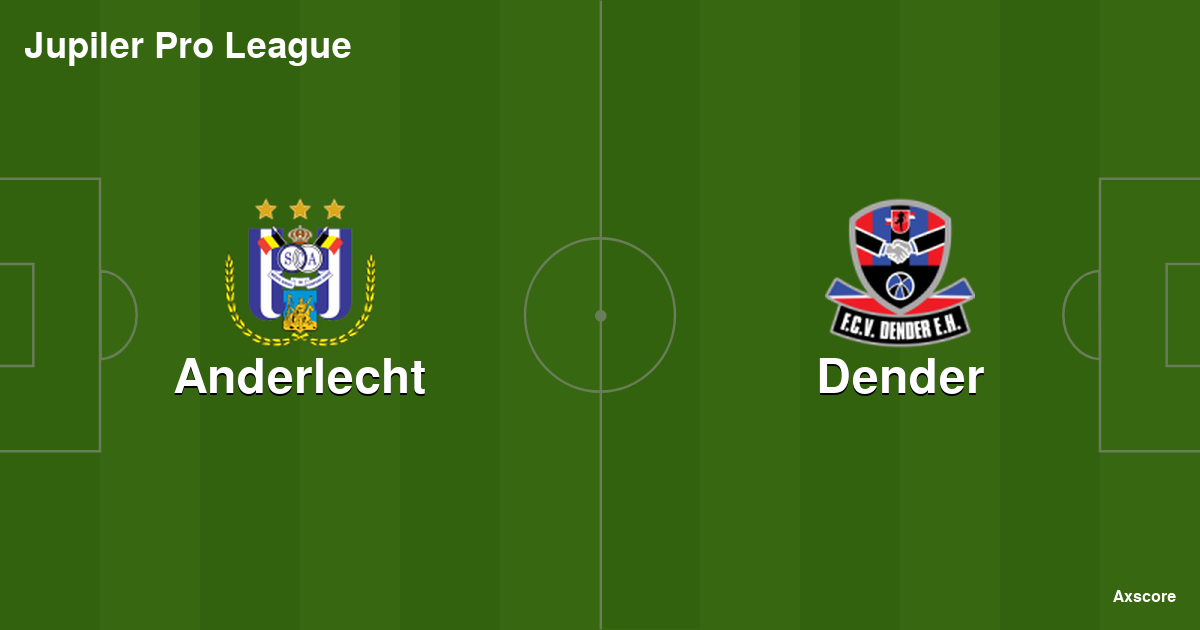 Axscore | Anderlecht 0:0 Dender livestream, H2H and lineups 27-12-2024
