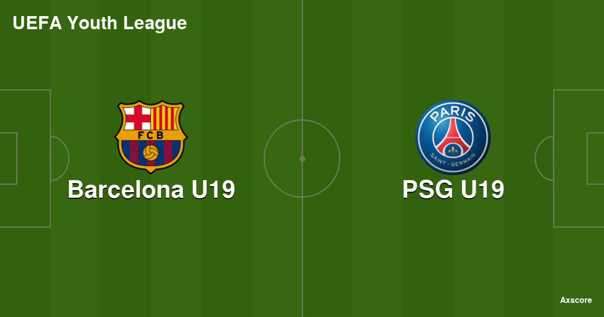 Axscore | Barcelona U19 0:0 PSG U19 livestream, H2H and lineups 01-10-2025