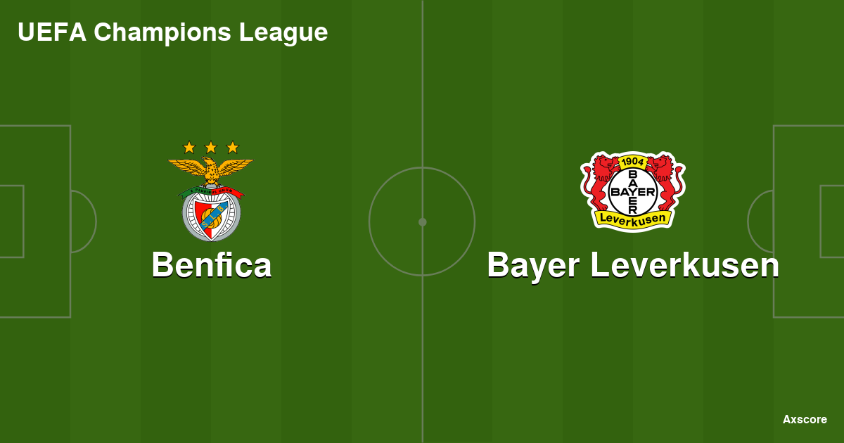 Axscore | Benfica 0:0 Bayer Leverkusen livestream, H2H and lineups 05-11-2025
