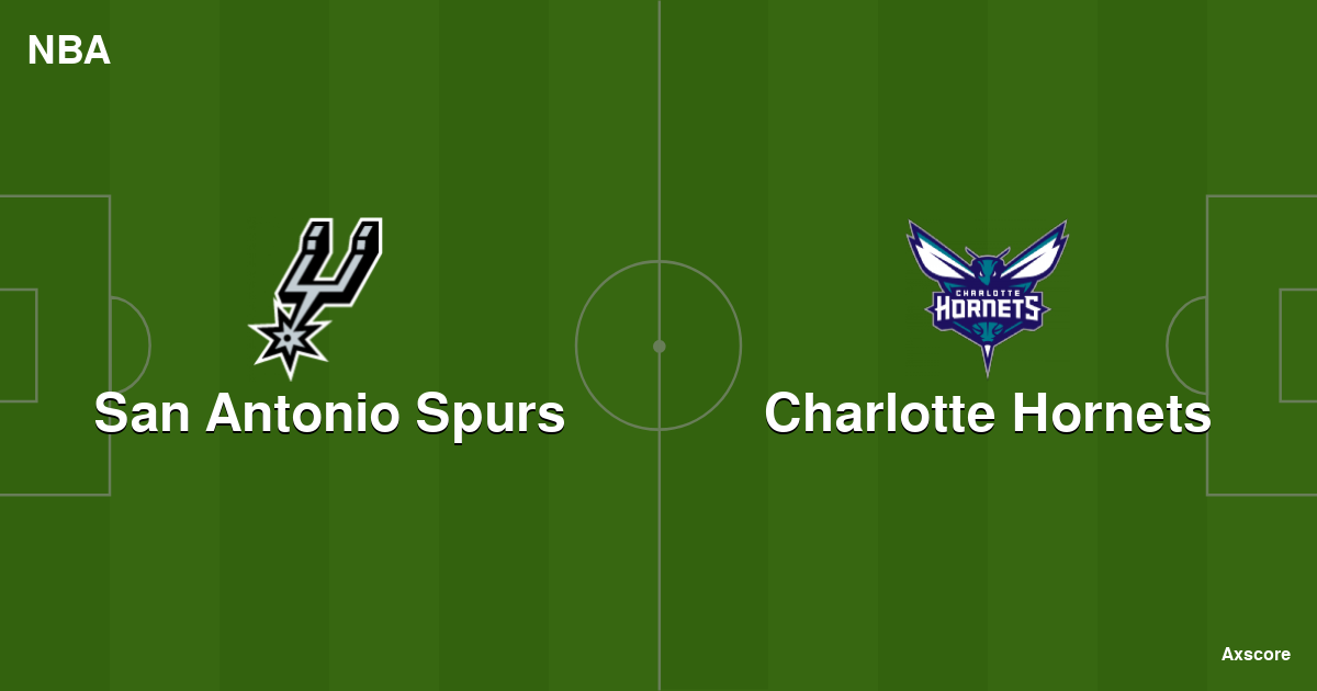 Axscore | San Antonio Spurs vs Charlotte Hornets livestream, H2H and lineups 17-07-2025